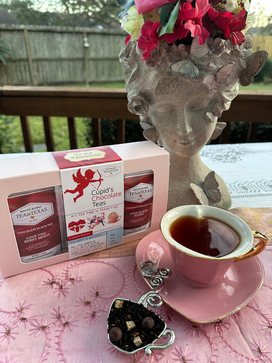 Cupids Chocolate Teas Gift Set | Valentine | TEAinTEXAS – TEAinTEXAS